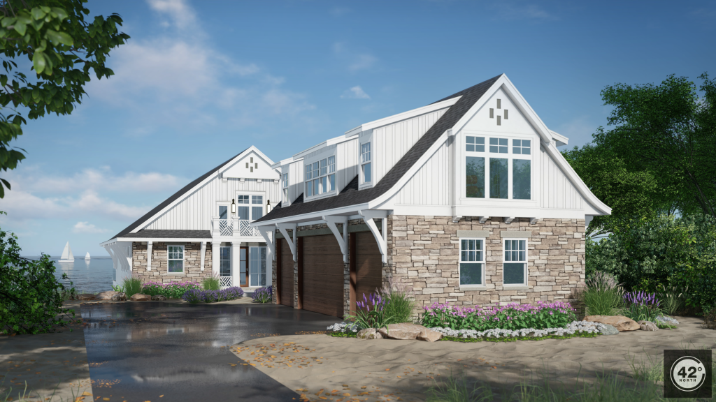 See-Through Traditional Lake Michigan Home Design | 42° North